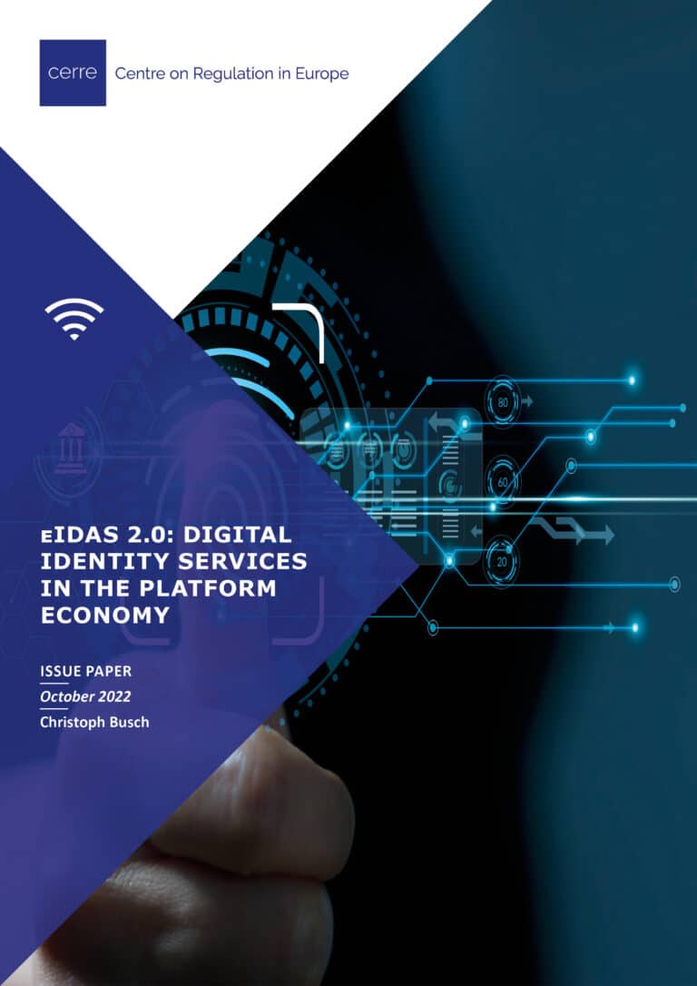 eIDAS 2.0: Digital Identity Services in the Platform Economy - CERRE