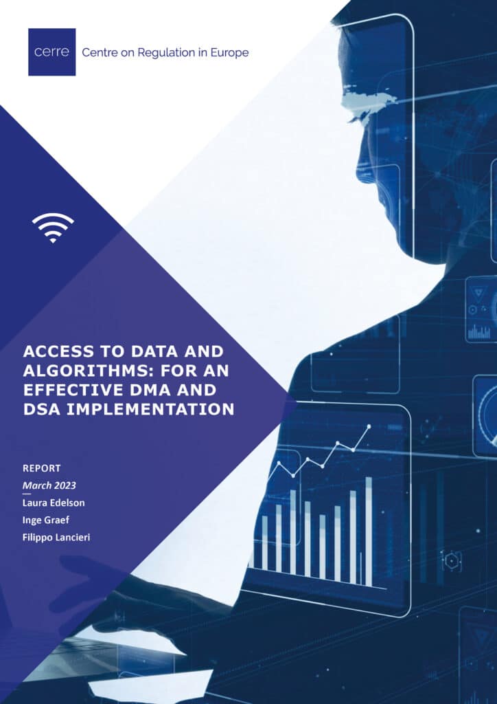 Access To Data And Algorithms For An Effective Dma And Dsa
